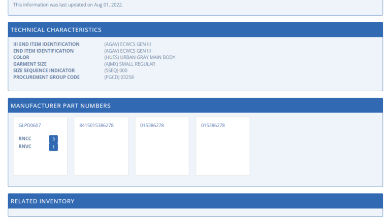 ミリタリーのNSN（ストックナンバー）の調べ方【偽物・レプリカ判別も！】